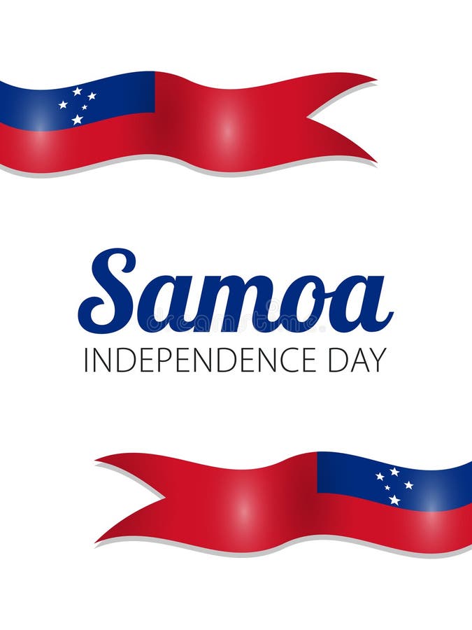 Samoa Independence Day, Vector Design for Card, Poster or Banner. Stock ...