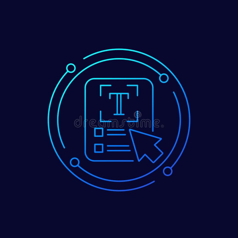 Ocr Icon Stock Illustrations – 106 Ocr Icon Stock Illustrations ...