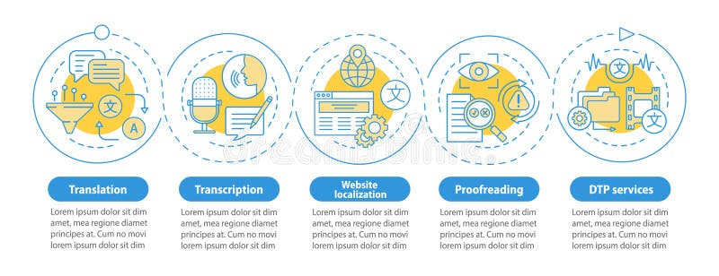 Text Services Vector Infographic Template. Business Presentation Design ...