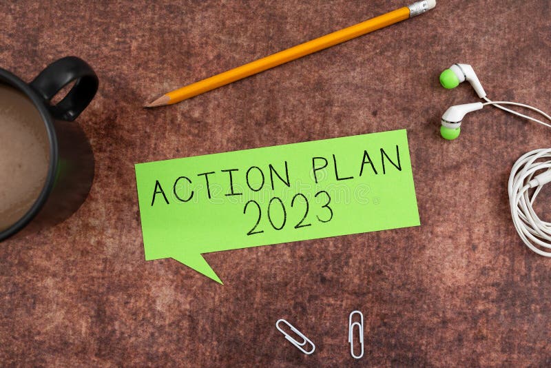 Text Showing Inspiration Action Plan 2023to Do List Contain Number of ... Text Showing Inspiration Action Plan 2023to Do List Contain Number of ...