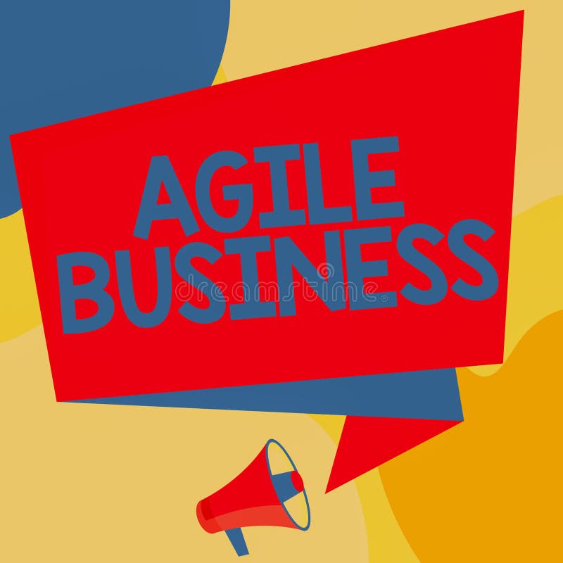 Text Showing Inspiration Agile Business. Word for Capability of ... Text Showing Inspiration Agile Business. Word for Capability of ...