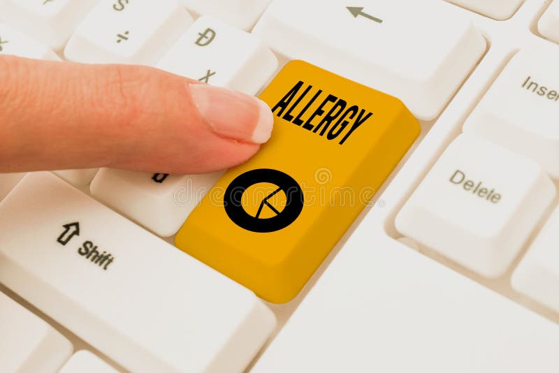 Writing Displaying Text Allergy. Business Approach Hypersensitive of ... Writing Displaying Text Allergy. Business Approach Hypersensitive of ...