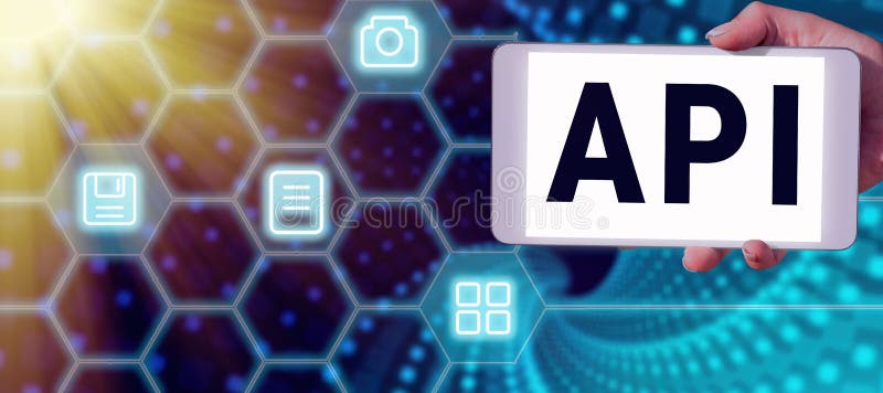 Text Showing Inspiration Api. Word Written on Set of Routines ...