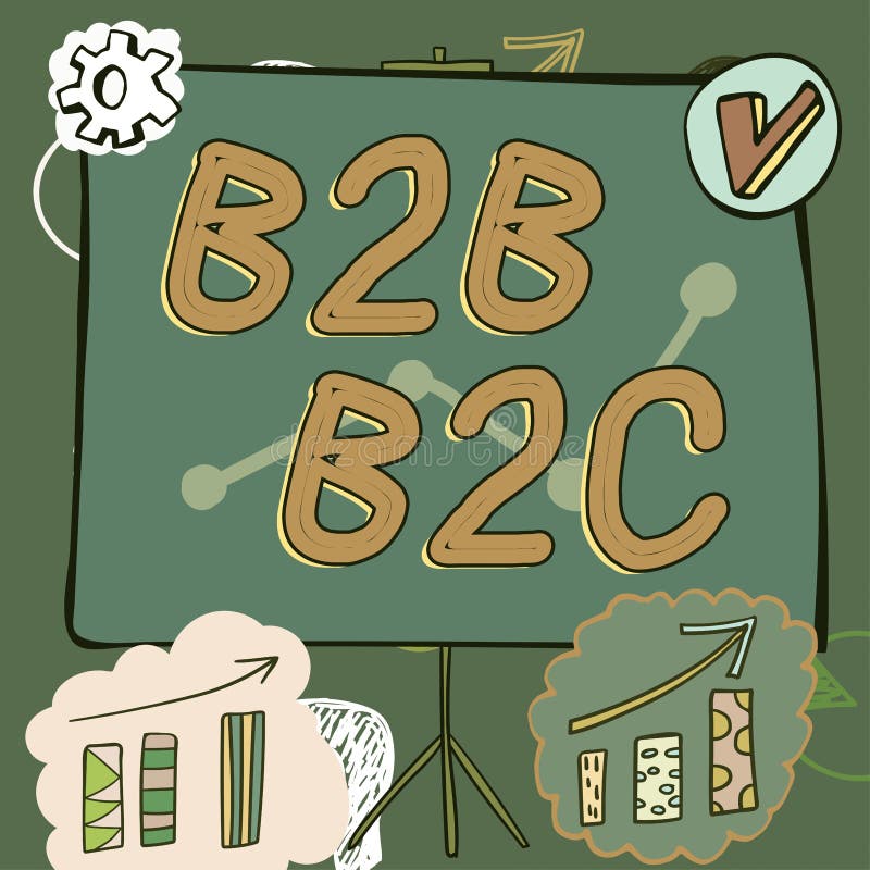 Text Showing Inspiration B2B B2C. Business Showcase Two Types for ... Text Showing Inspiration B2B B2C. Business Showcase Two Types for ...