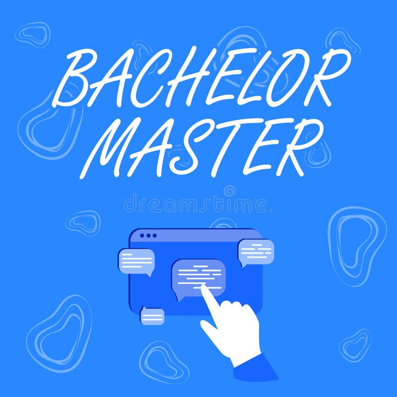 Text Showing Inspiration Bachelor Master. Internet Concept an Advanced ... Text Showing Inspiration Bachelor Master. Internet Concept an Advanced ...