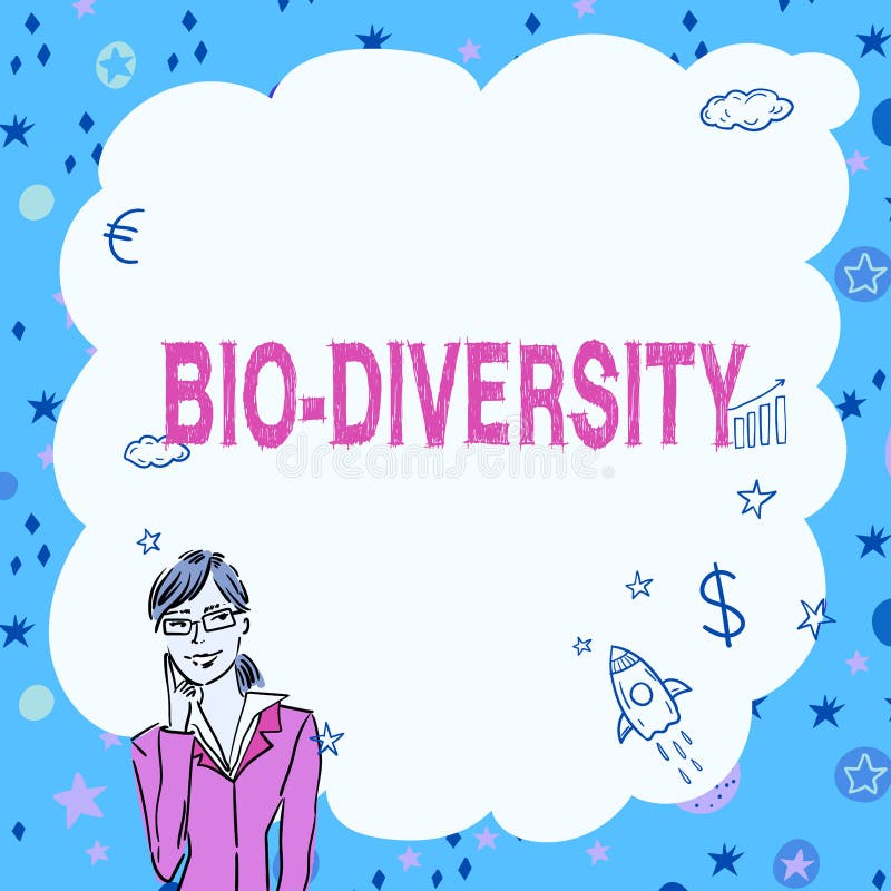 Text Showing Inspiration Bio Diversity. Business Showcase Variety of ... Text Showing Inspiration Bio Diversity. Business Showcase Variety of ...