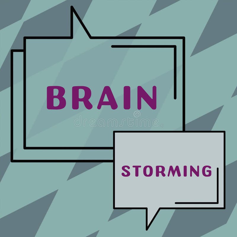 Text Showing Inspiration Brain Storming. Business Showcase Stimulating ...