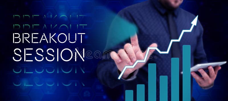 Text Showing Inspiration Breakout Session. Business Idea Workshop ...