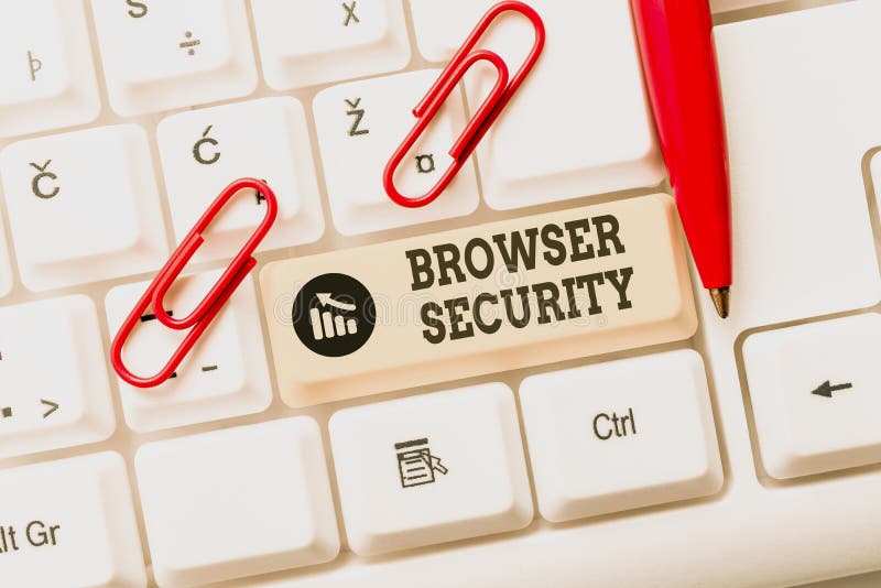 Text Showing Inspiration Browser Security. Business Concept Security To ...