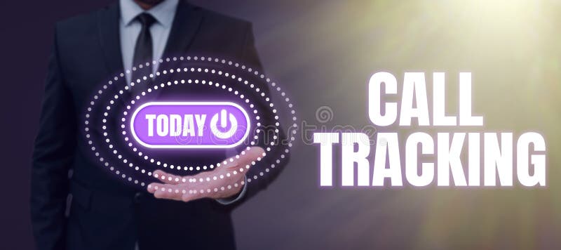 Handwriting Text Call Tracking. Business Concept Organic Search Engine ...