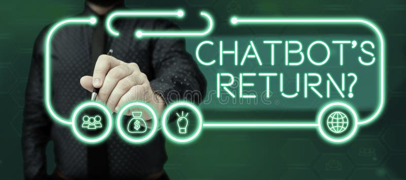 Text Showing Inspiration Chatbot S Return. Business Idea Program that ... Text Showing Inspiration Chatbot S Return. Business Idea Program that ...