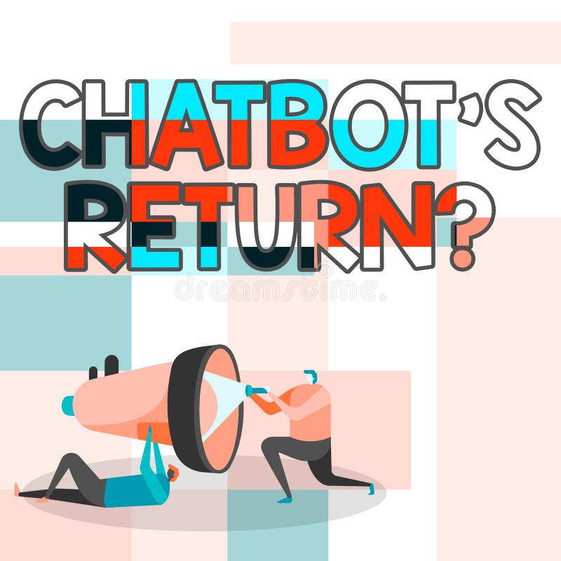 Text Showing Inspiration Chatbot S Is Return Question Conceptual Photo Program That Communicate