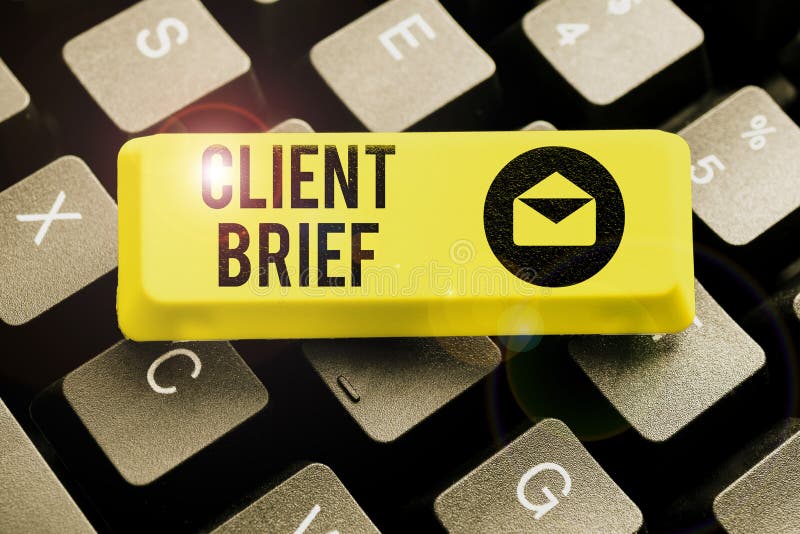Text Showing Inspiration Client Brief. Business Showcase the Document ... Text Showing Inspiration Client Brief. Business Showcase the Document ...