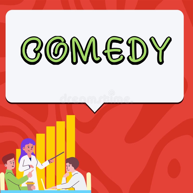 Conceptual Caption Comedy. Business Concept Funny Program Humorous ...
