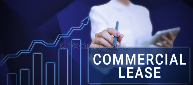 Text Showing Inspiration Commercial Lease. Concept Meaning Study of ...