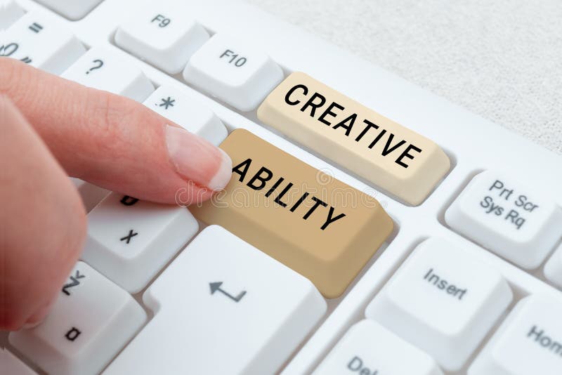 Conceptual Caption Creative Ability. Word for Able To Function at the ...