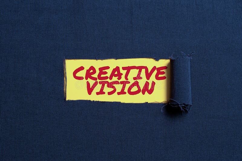 Text Showing Inspiration Creative Vision. Word for Process of ...