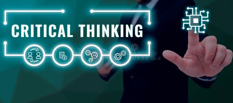 Text Showing Inspiration Critical Thinking. Business Idea Sequence of ...