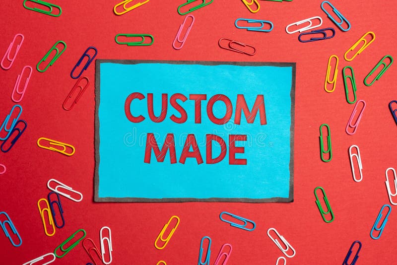 Text Showing Inspiration Custom Made. Word Written on Personalized ...