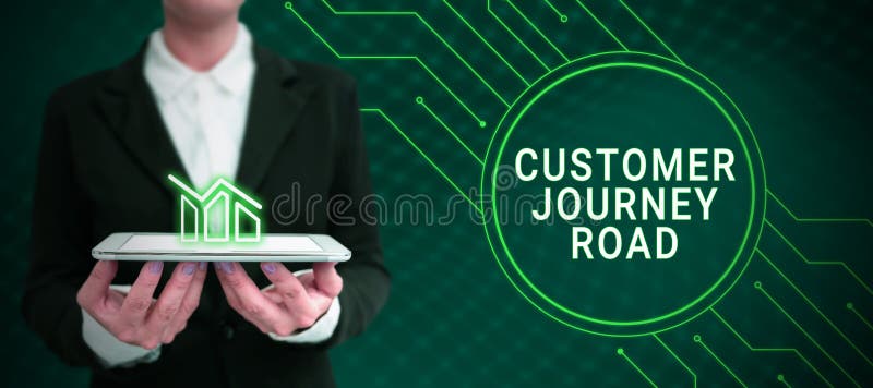 Text Showing Inspiration Customer Journey Road. Internet Concept ... Text Showing Inspiration Customer Journey Road. Internet Concept ...
