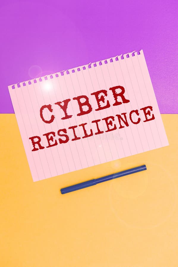 Text Showing Inspiration Cyber Resilience. Business Concept Measure of ... Text Showing Inspiration Cyber Resilience. Business Concept Measure of ...
