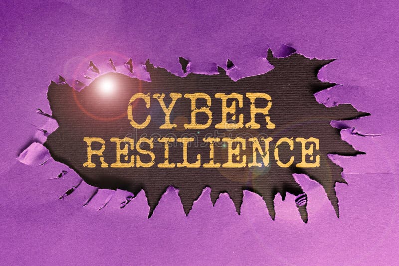 Text Sign Showing Cyber Resilience. Business Idea Measure of How Well ... Text Sign Showing Cyber Resilience. Business Idea Measure of How Well ...