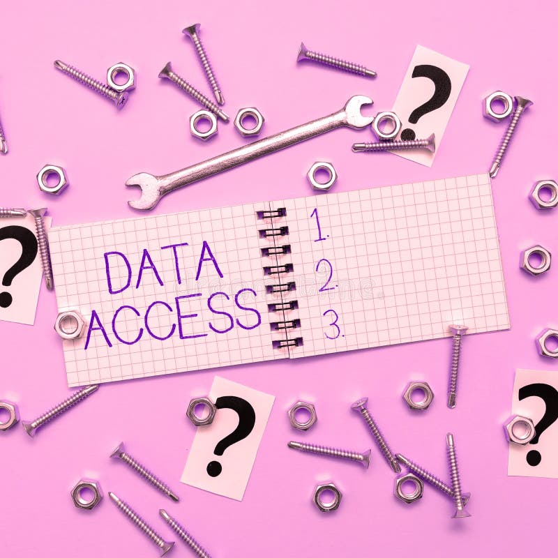 Text Showing Inspiration Data Access Word For A User S Ability To Access Data Stored Within A