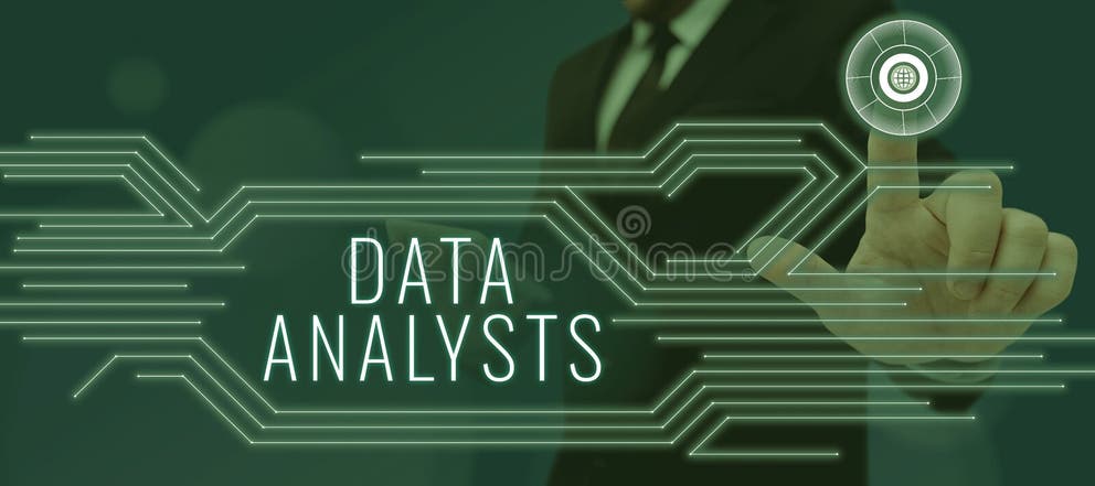 Hand Writing Sign Data Analysts. Business Idea Programmer Design and Create Report Identifies ...