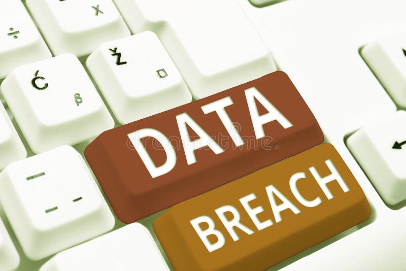 Text Showing Inspiration Data Breach. Internet Concept Unauthorized ... Text Showing Inspiration Data Breach. Internet Concept Unauthorized ...