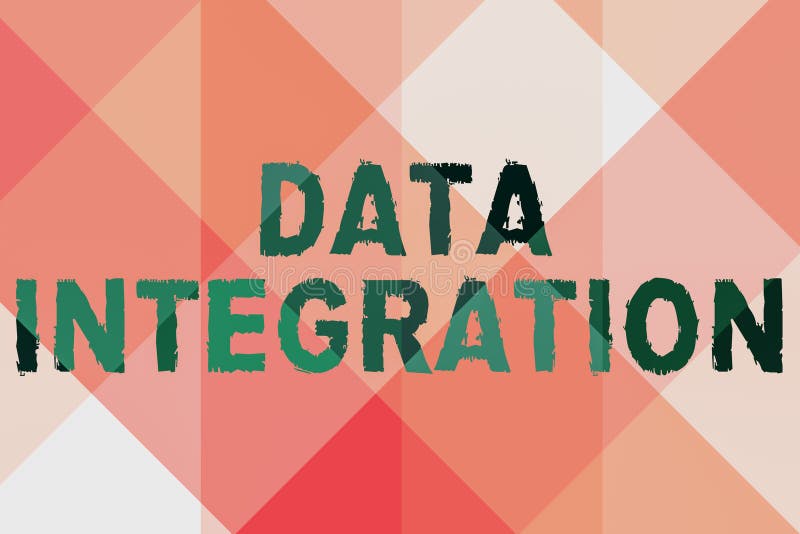 Text Showing Inspiration Data Integration. Word Written on Combination ... Text Showing Inspiration Data Integration. Word Written on Combination ...