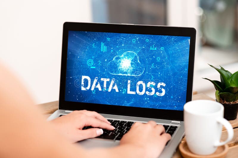 Text Showing Inspiration Data Loss. Business Overview Process or Event ...