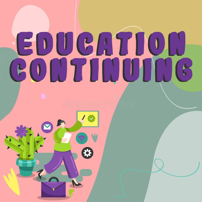 Text Caption Presenting Education Continuing. Business Showcase ...