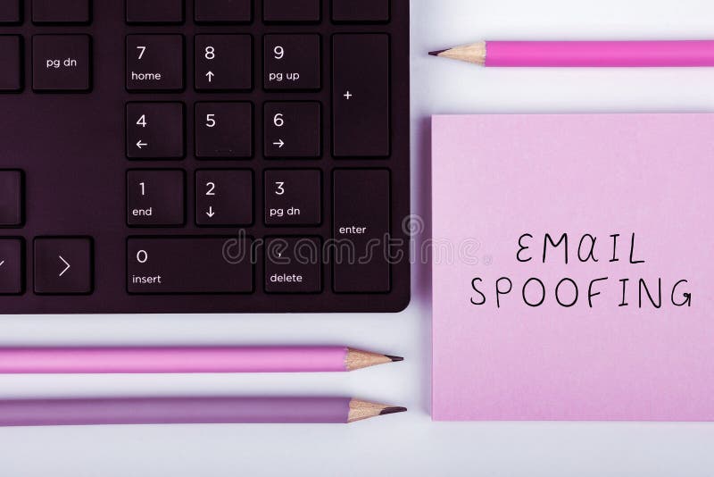 Text Showing Inspiration Email Spoofing. Internet Concept Secure the ... Text Showing Inspiration Email Spoofing. Internet Concept Secure the ...