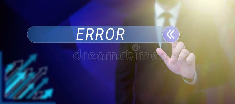 Text Showing Inspiration Error. Concept Meaning Mistake Condition of ...