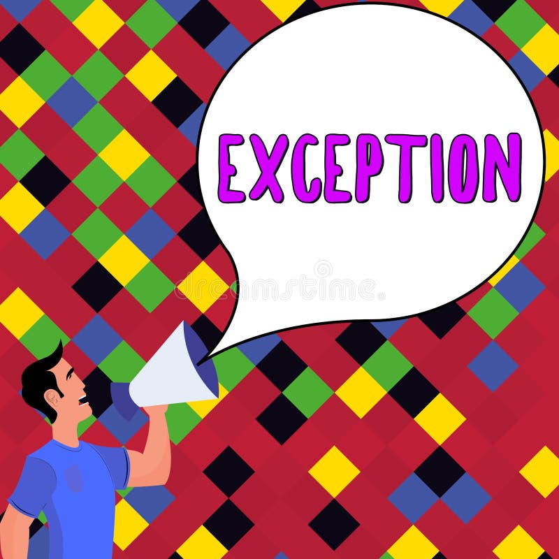Exception Word Stock Illustrations – 134 Exception Word Stock ...