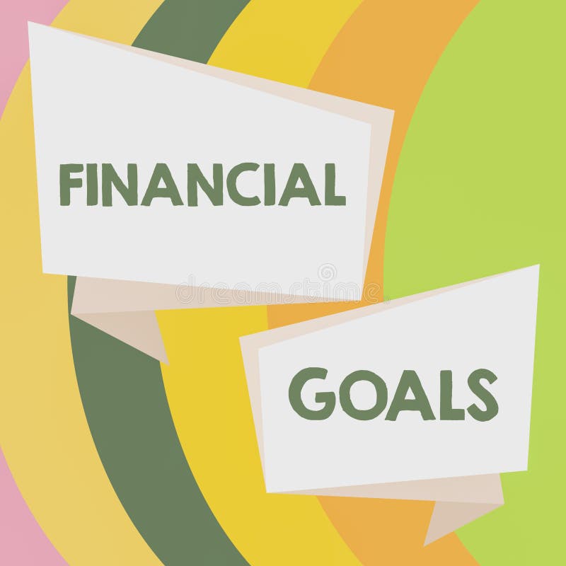 Text Showing Inspiration Financial Goals. Business Idea Targets Usually ... Text Showing Inspiration Financial Goals. Business Idea Targets Usually ...