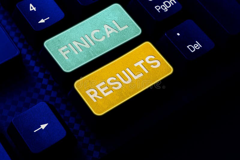 Text Showing Inspiration Finical Results. Business Concept Written ... Text Showing Inspiration Finical Results. Business Concept Written ...