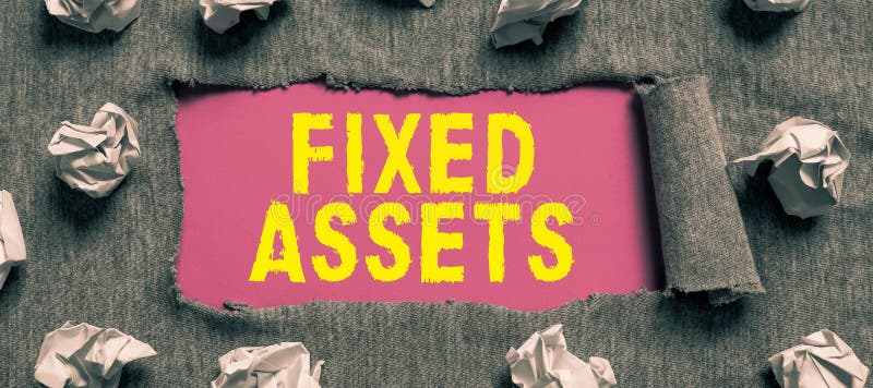 Text Showing Inspiration Fixed Assets. Concept Meaning Long-term ... Text Showing Inspiration Fixed Assets. Concept Meaning Long-term ...