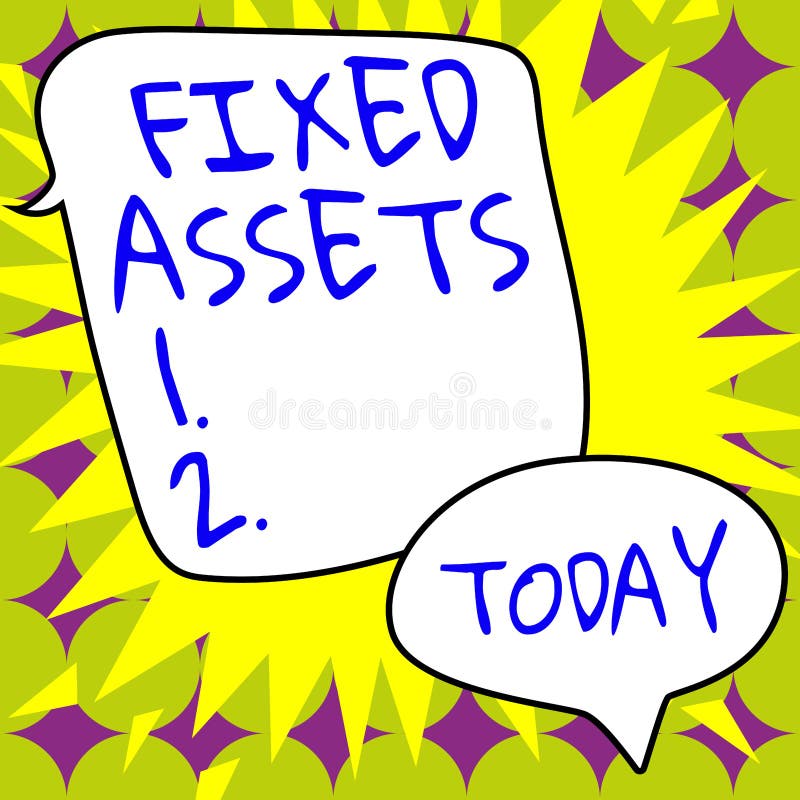 Text Showing Inspiration Fixed Assets. Internet Concept Long-term ... Text Showing Inspiration Fixed Assets. Internet Concept Long-term ...