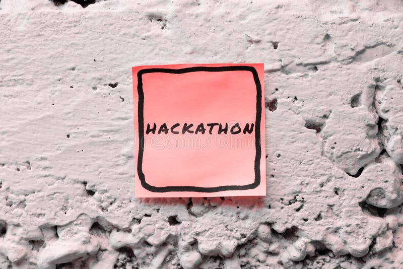 Writing Displaying Text Hackathon. Business Showcase Event Where Large ... Writing Displaying Text Hackathon. Business Showcase Event Where Large ...