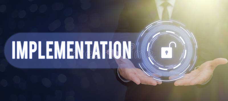 Text Showing Inspiration ImplementationThe Process of Making Something ...