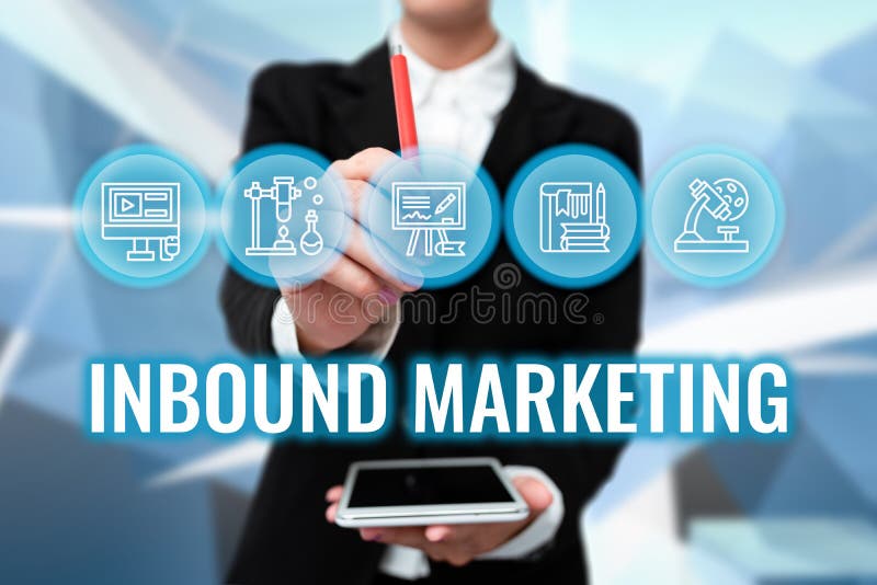 Text Showing Inspiration Inbound Marketing. Business Idea Process of ... Text Showing Inspiration Inbound Marketing. Business Idea Process of ...
