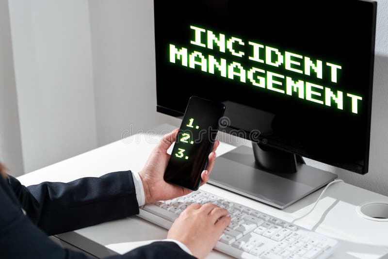 Text Showing Inspiration Incident Management. Business Concept Process ... Text Showing Inspiration Incident Management. Business Concept Process ...
