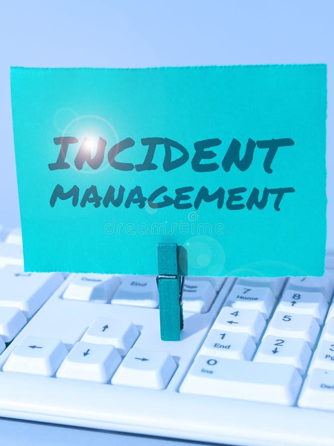 Text Showing Inspiration Incident Management. Business Idea Process To ... Text Showing Inspiration Incident Management. Business Idea Process To ...