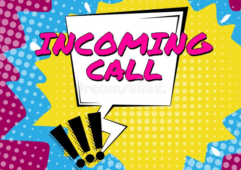 Text Showing Inspiration Incoming Call. Internet Concept Inbound ... Text Showing Inspiration Incoming Call. Internet Concept Inbound ...