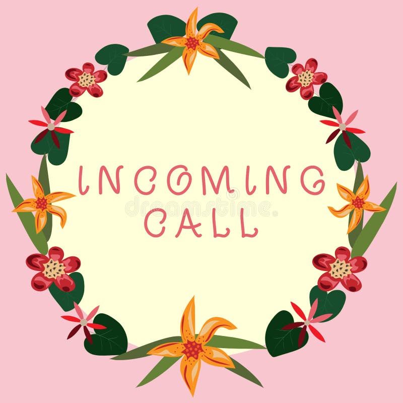 Text Showing Inspiration Incoming Call. Word Written on Inbound ... Text Showing Inspiration Incoming Call. Word Written on Inbound ...