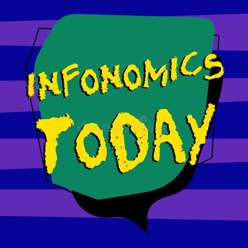 Conceptual Caption Infonomics. Business Showcase Visual Image Used To ...