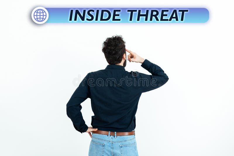 Text Caption Presenting Inside Threat. Concept Meaning Information that ... Text Caption Presenting Inside Threat. Concept Meaning Information that ...