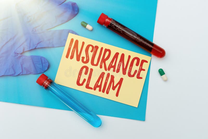 Text Showing Inspiration Insurance Claim. Business Showcase Coverage or ...