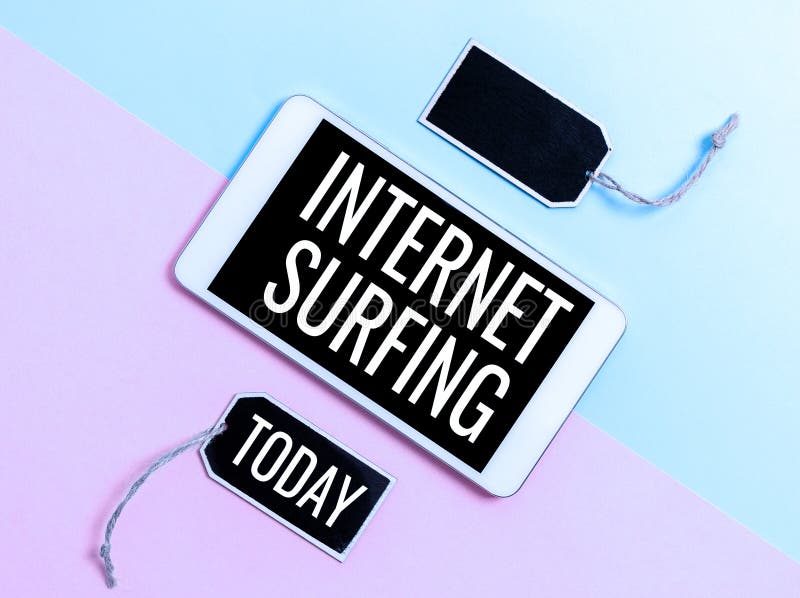 Text Showing Inspiration Internet Surfing. Internet Concept Browsing ...